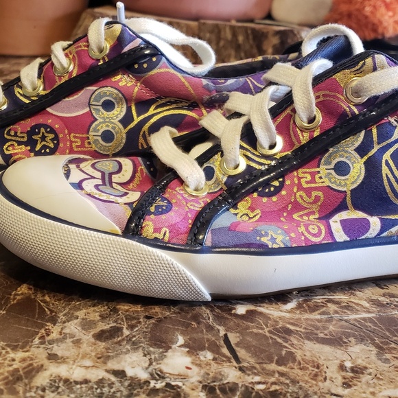 Coach | Shoes | Coach Poppy Barrett Sneaker | Poshmark